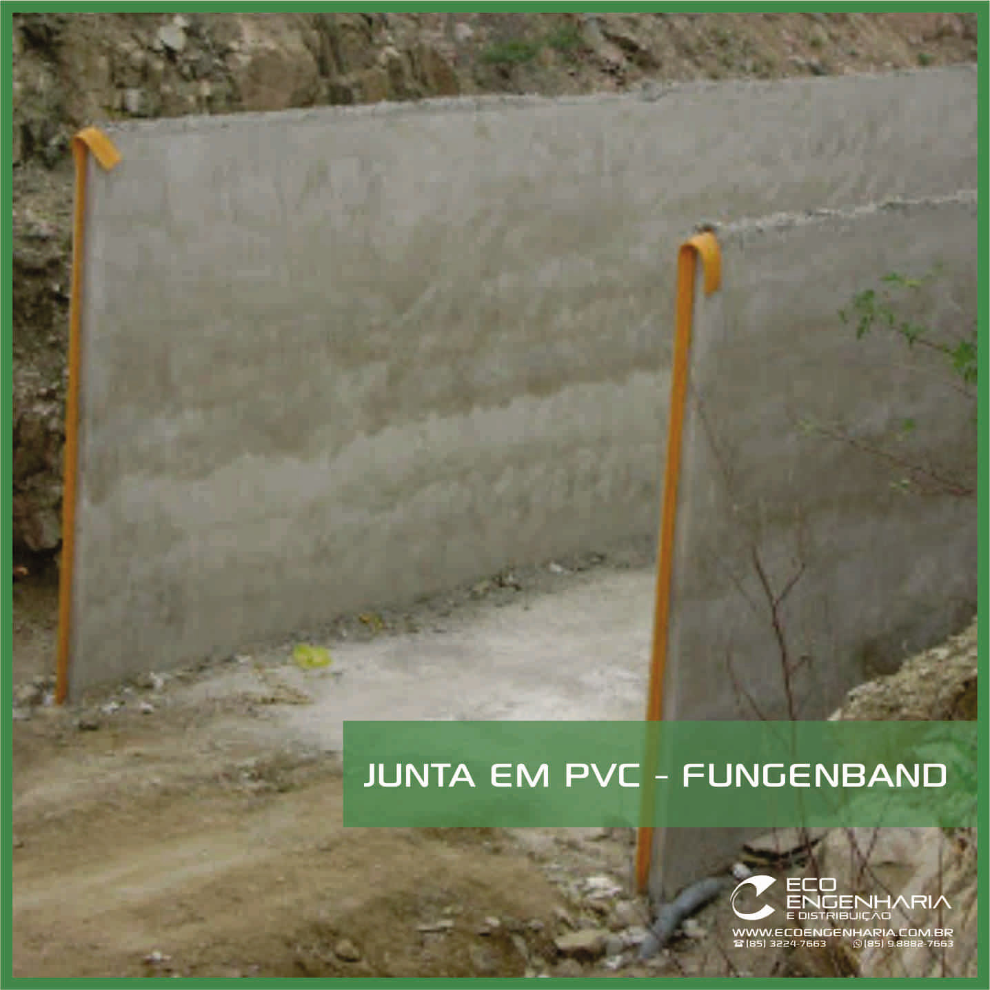 Junta / Perfil de PVC - Junta tipo Fugenband - Eco Engenharia e ...